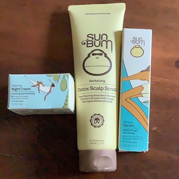 Sun Bum | Skincare | Sun Bum Night Cream Serum Detox Scalp Scrub | Poshmark